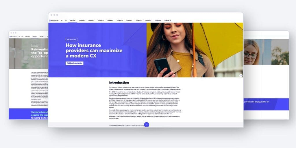 Customer experience in insurance